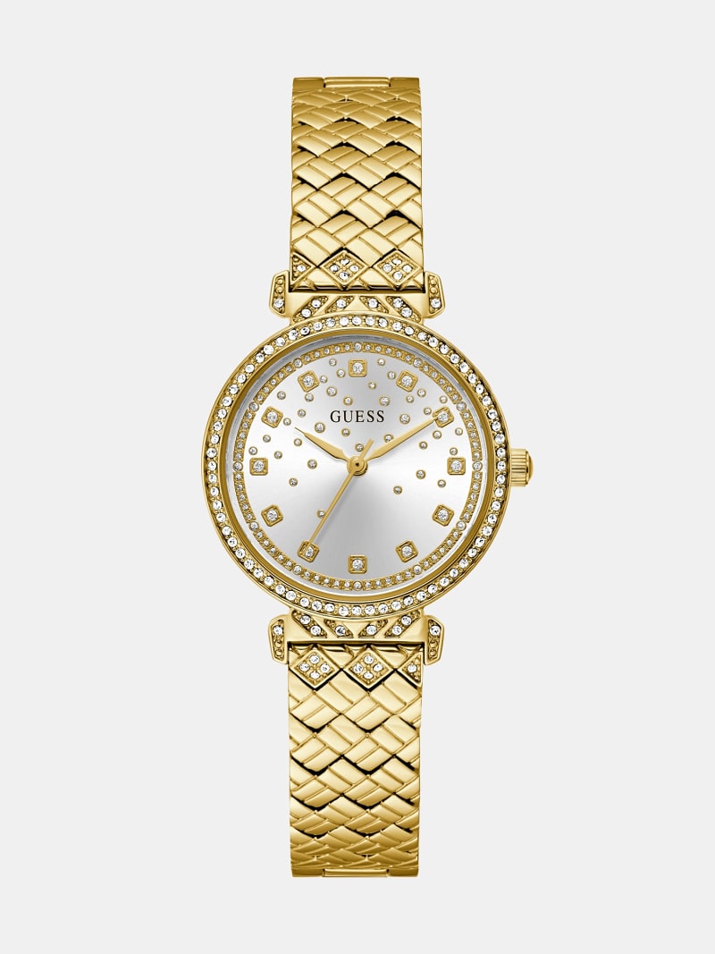 GUESS® Crystal analogue watch Women