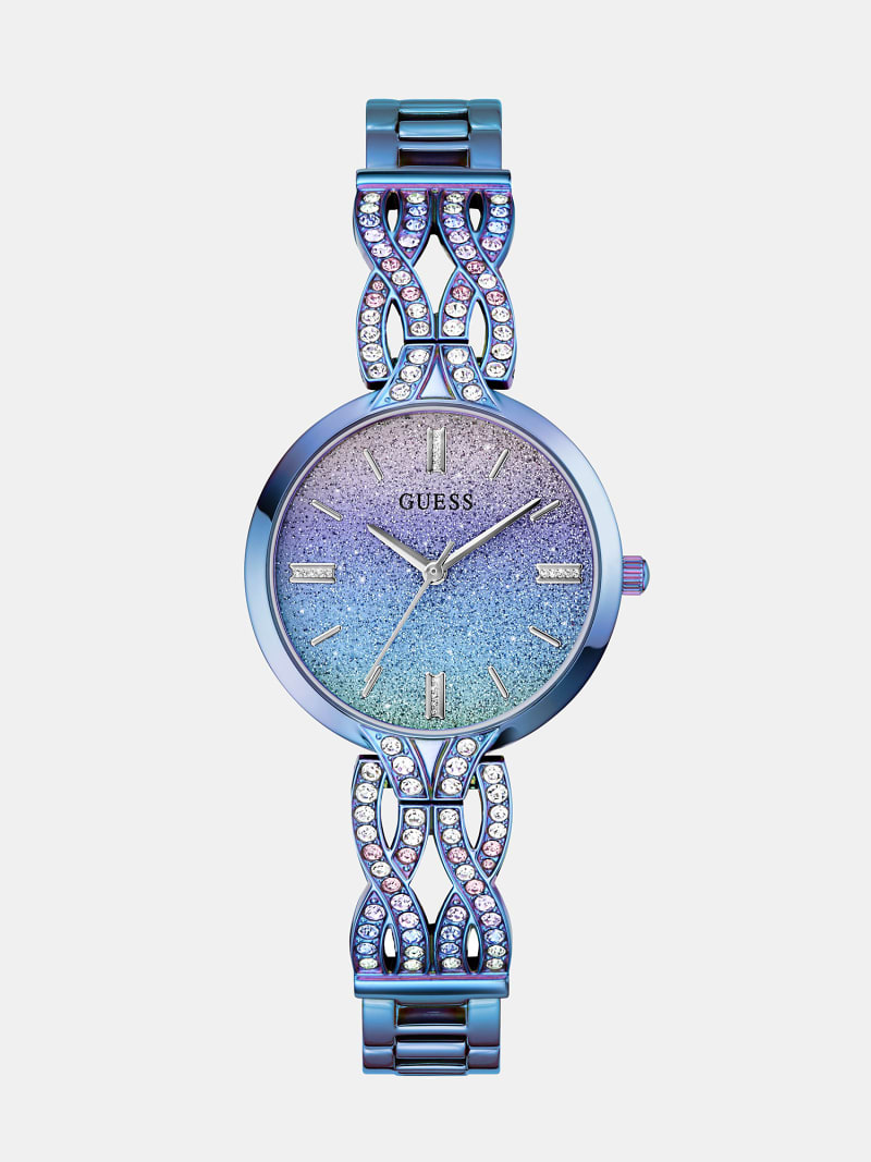 GUESS® Crystal analogue watch 32 mm Women