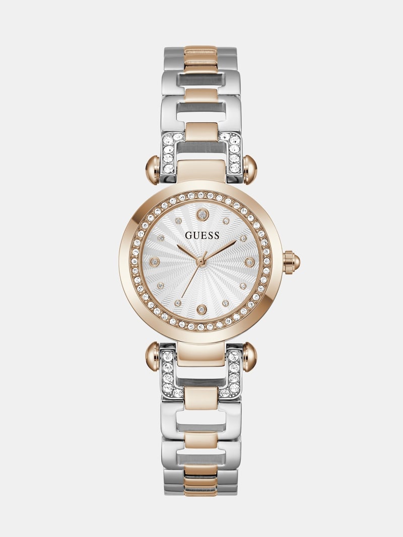GUESS® Crystal analogue watch 30 mm Women