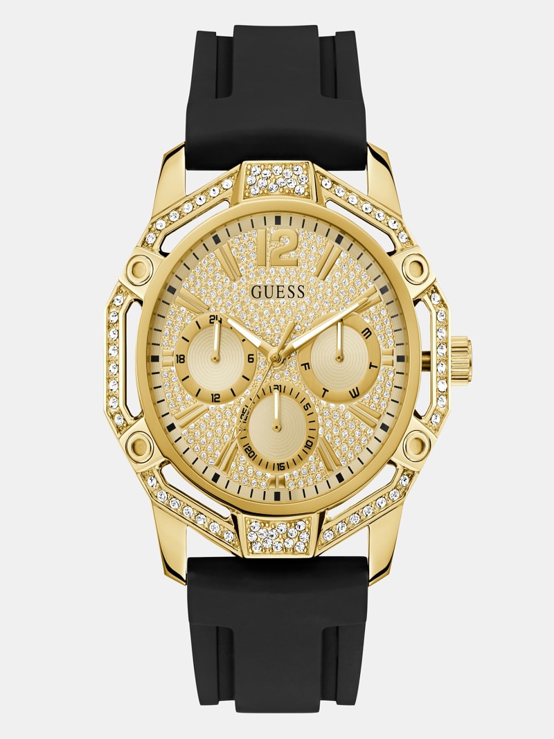 GUESS® Multi-function crystal watch 46 mm Men