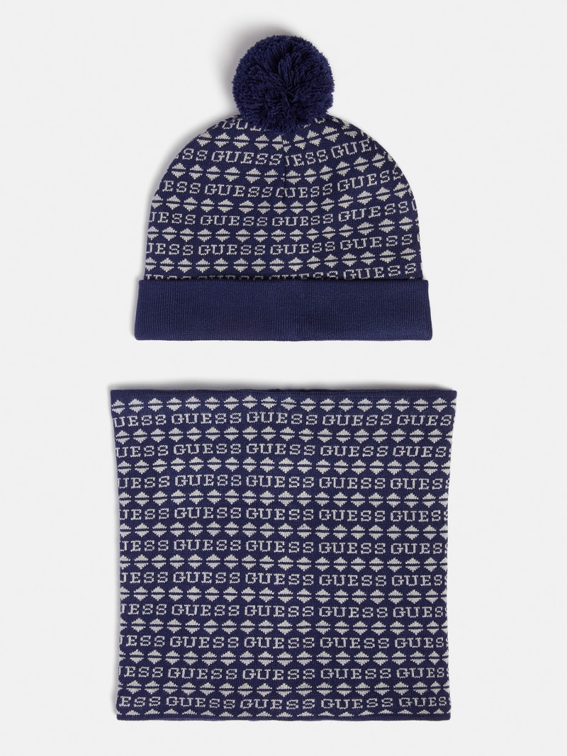 GUESS® Hat and cowl set