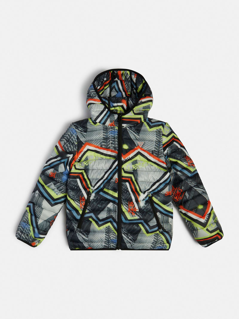 All over print puffer | GUESS® Official Website