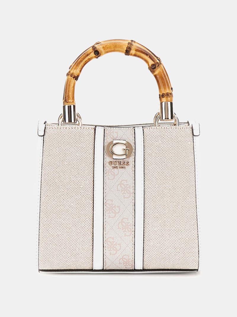 GUESS® Kerima 4G -logolla varustettu minikäsilaukku naisille