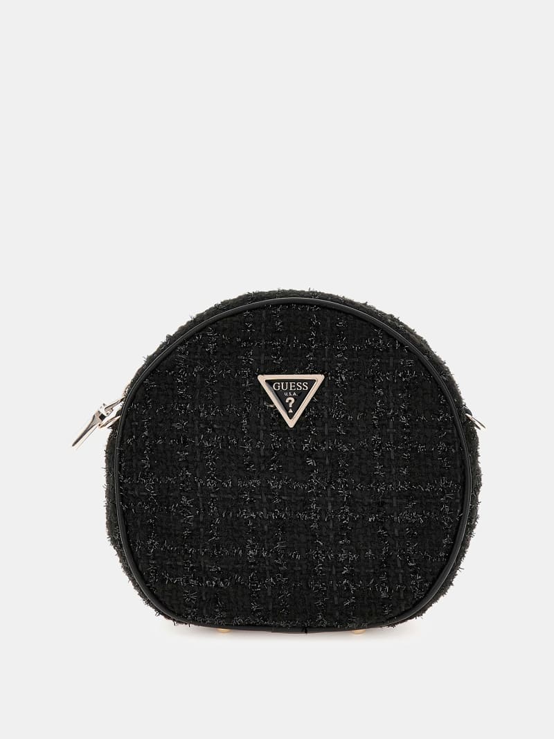 GUESS® Giully tweed mini crossbody Women
