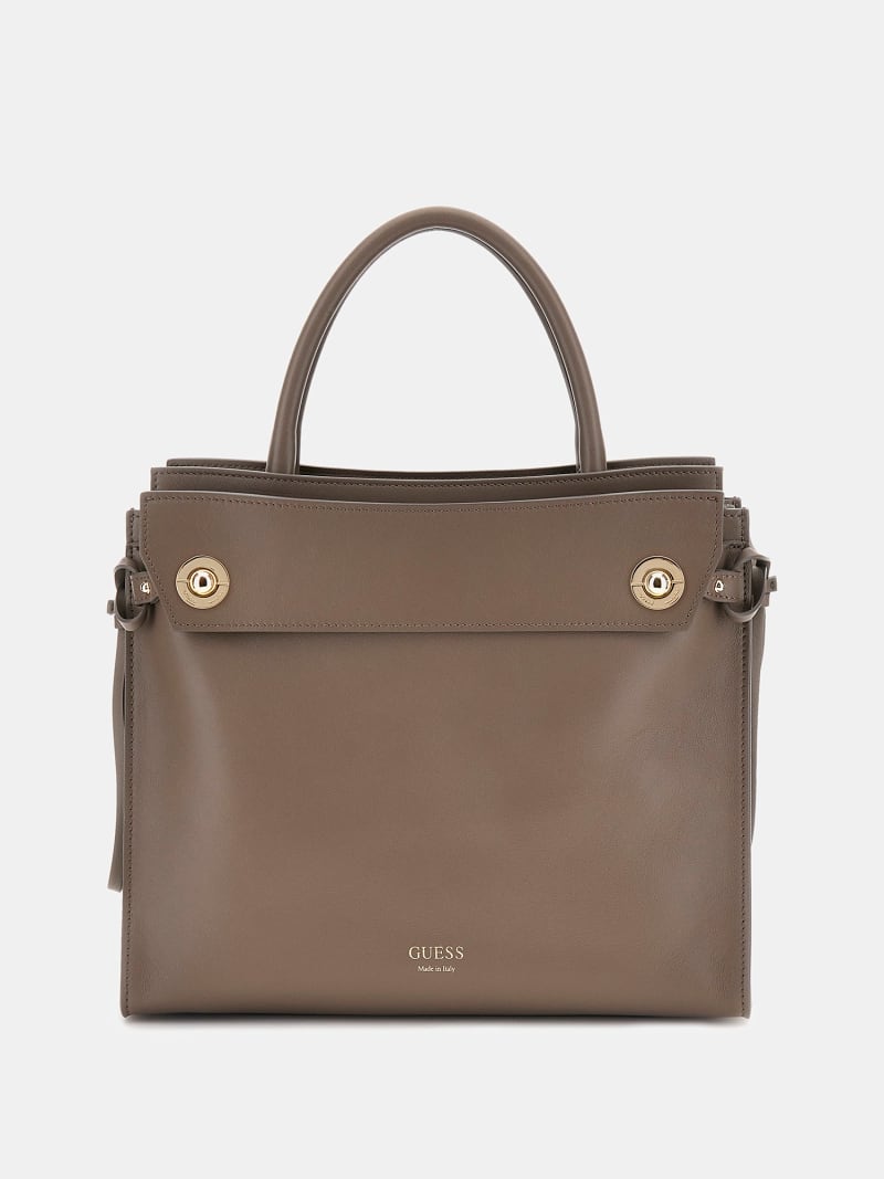 GUESS® Bianca genuine leather handbag Women