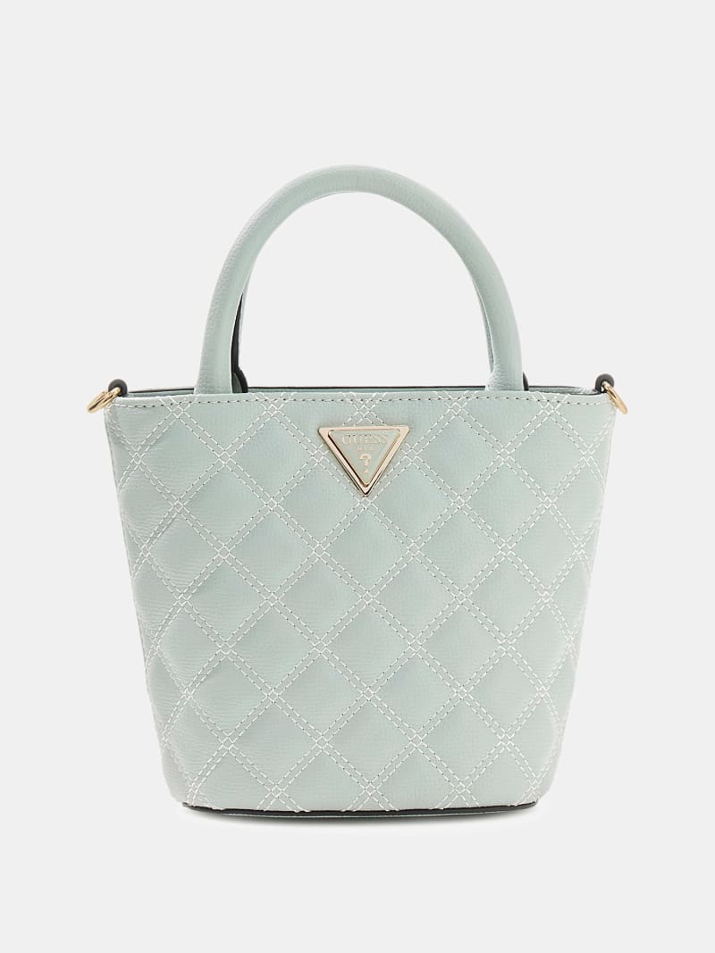 GUESS® Giully Quilted Mini Bucket Bag Women