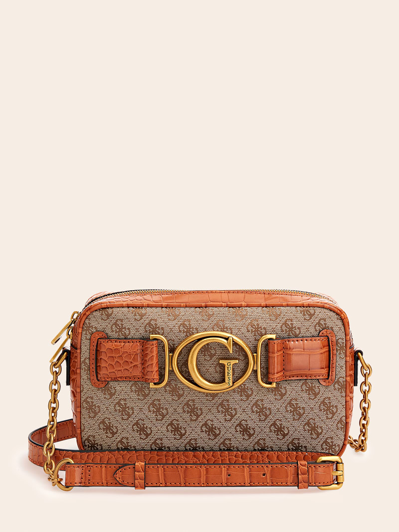 GUESS® AVIANA 4G LOGO CROSSBODY BAG
