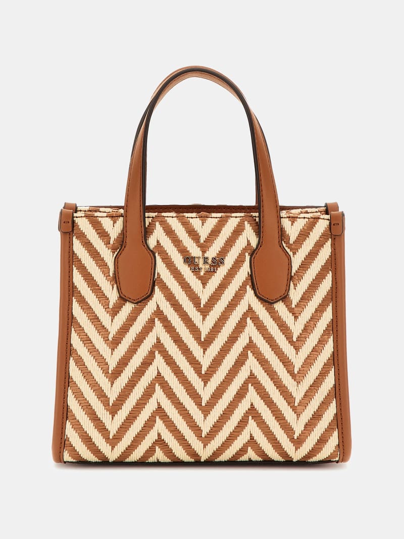 GUESS® Silvana raffia mini handbag Women