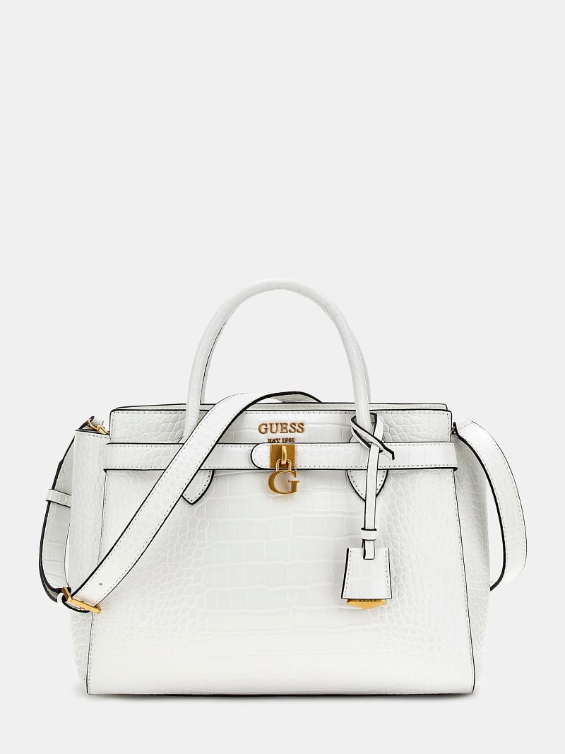 Enisa Croc Print Handbag | GUESS® Official Website