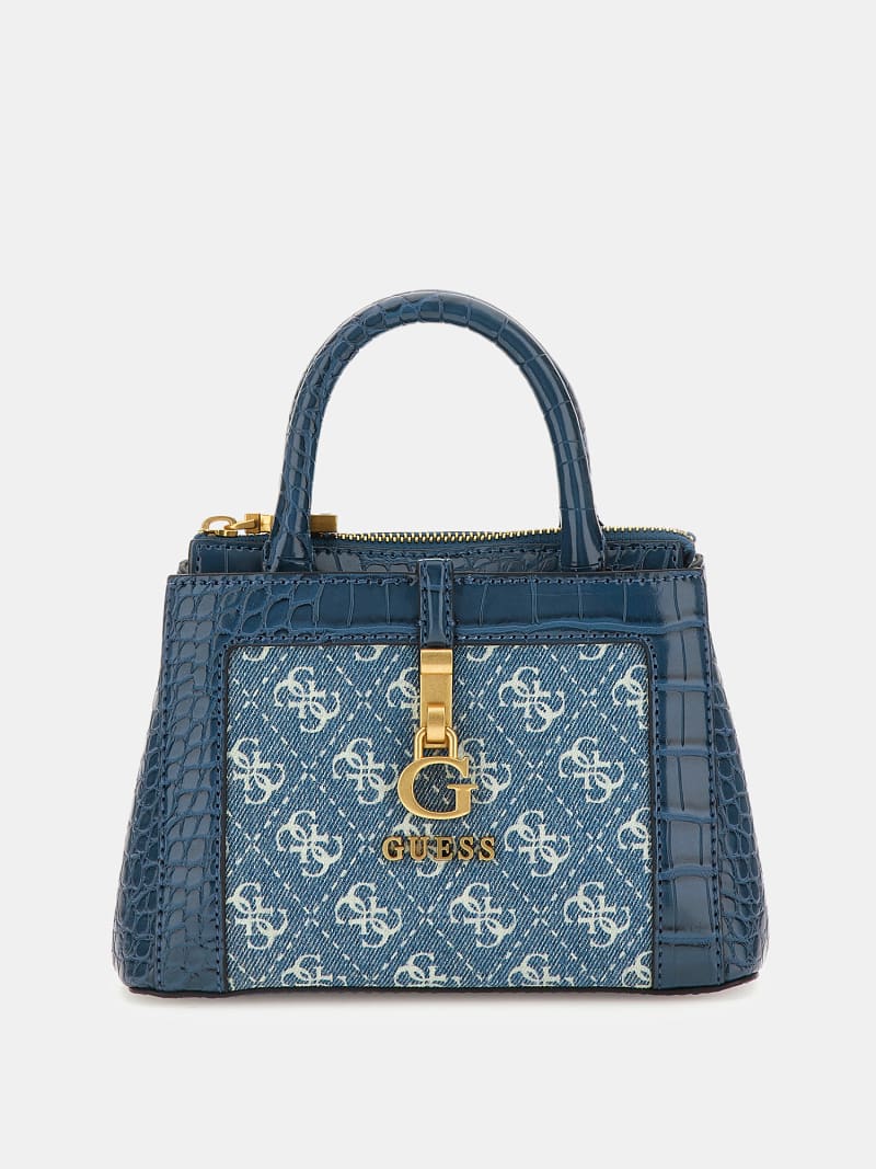 GUESS® Mini mala de mão logo G James