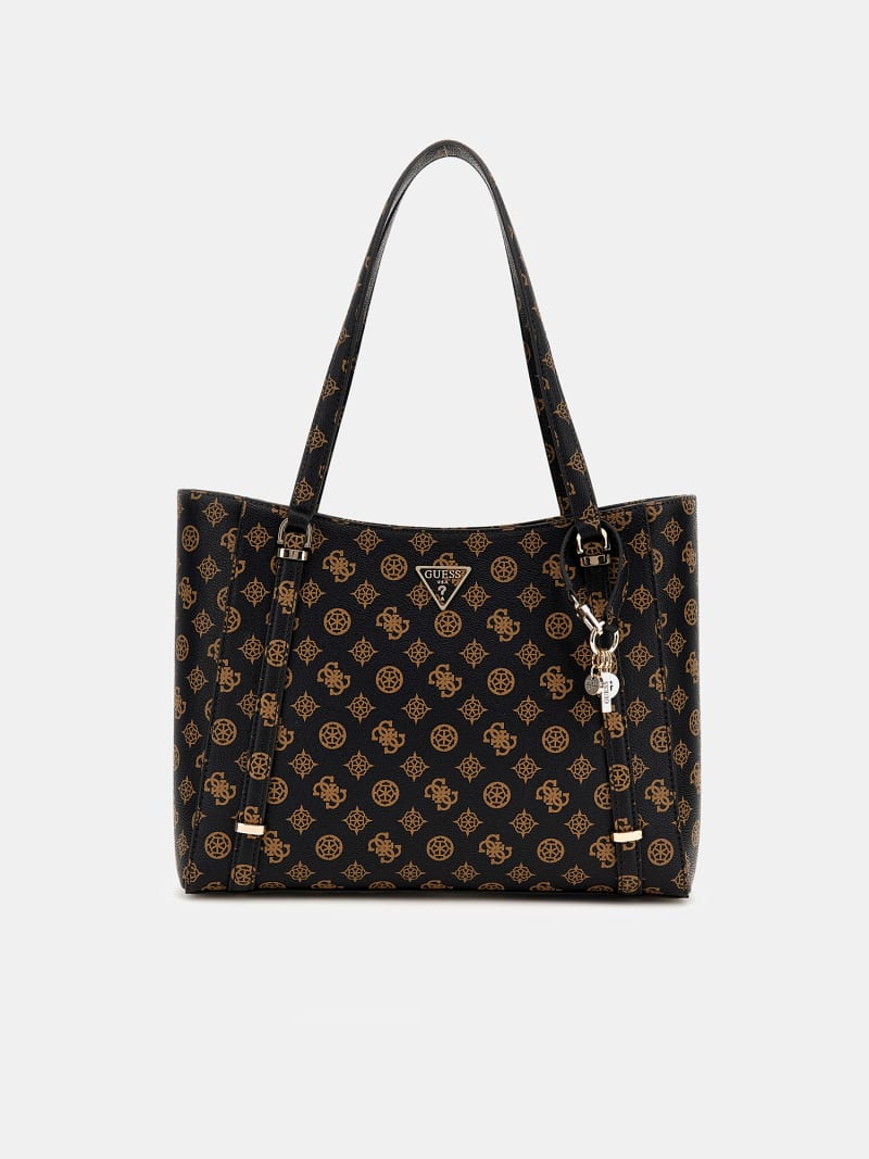 GUESS® Mala tote Eco Erica com logótipo 4G e Peony Mulher