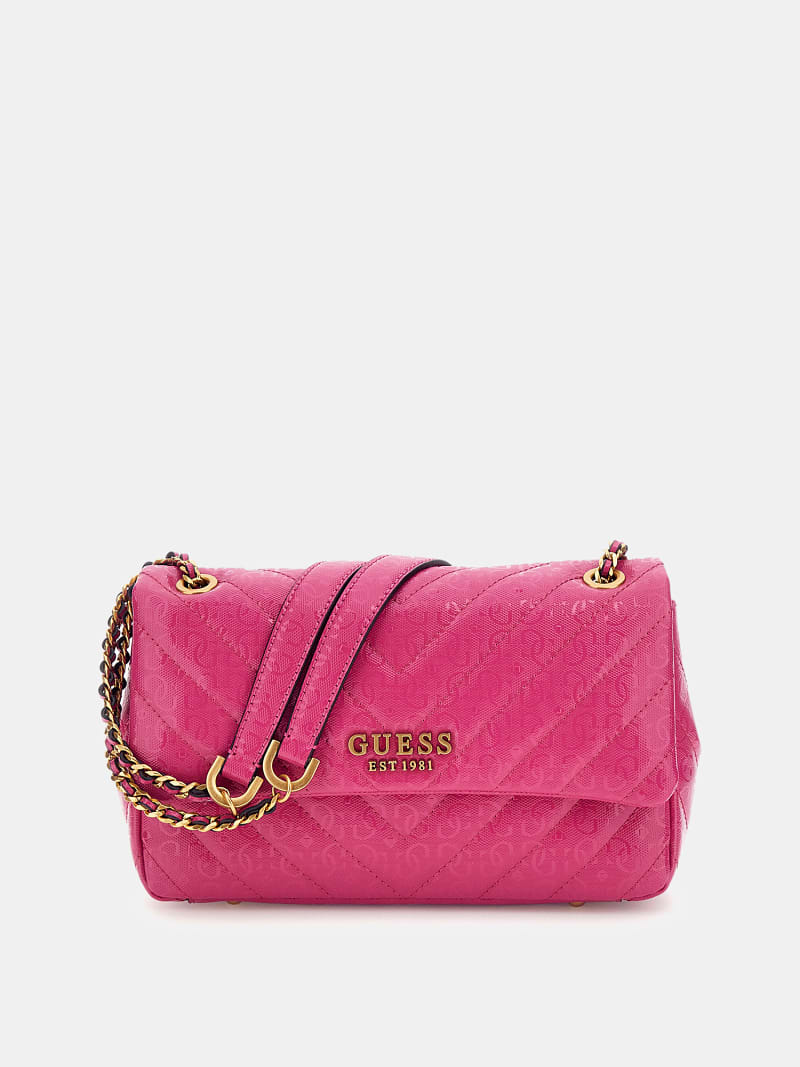 GUESS® Jania 4G logo mini crossbody bag Women