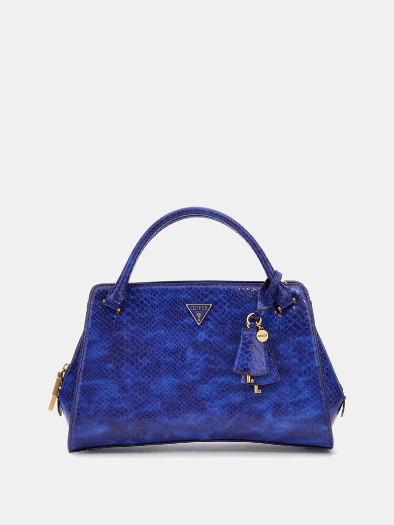 GUESS® Georgina python-print handbag Women