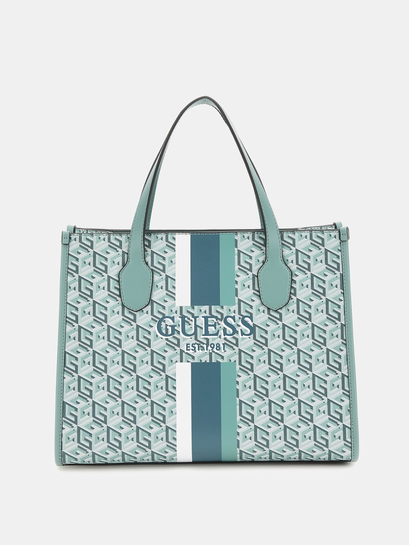 GUESS® Silvana G Cube Logo Handbag Women