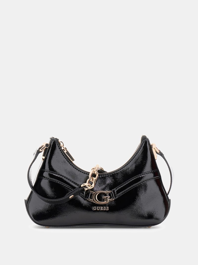GUESS® Bolso al hombro Dea de charol Mujer