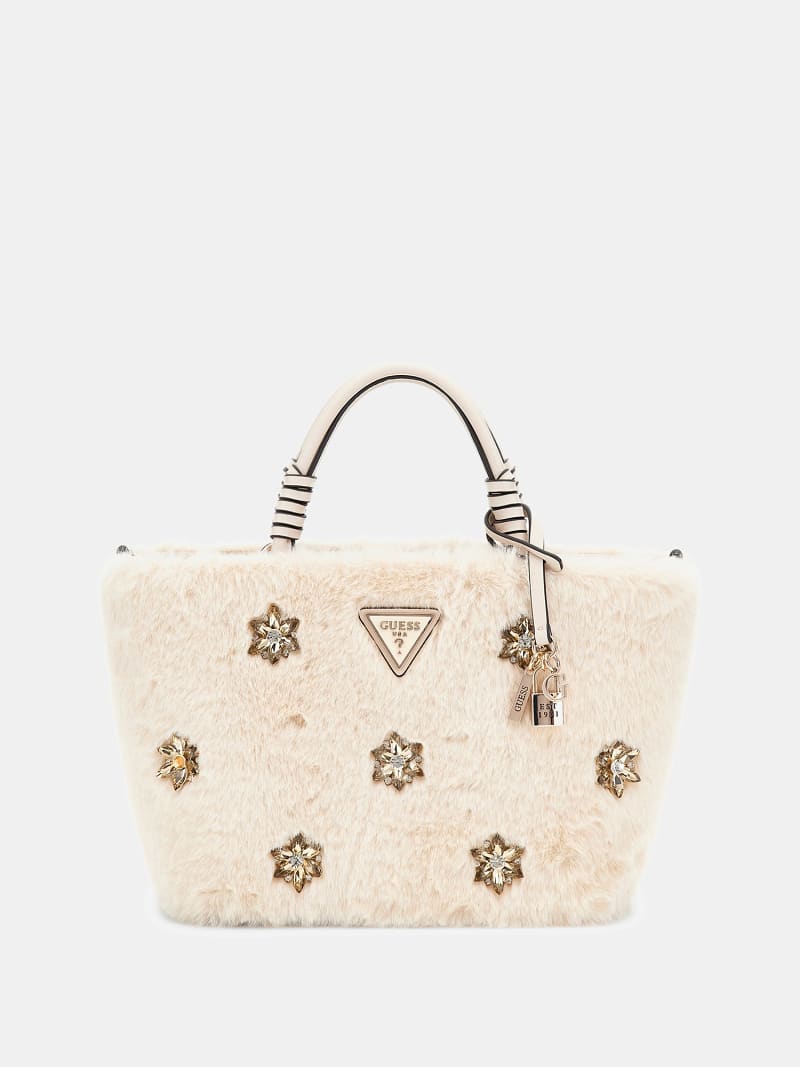 Guess Jodi Faux Fur Tote