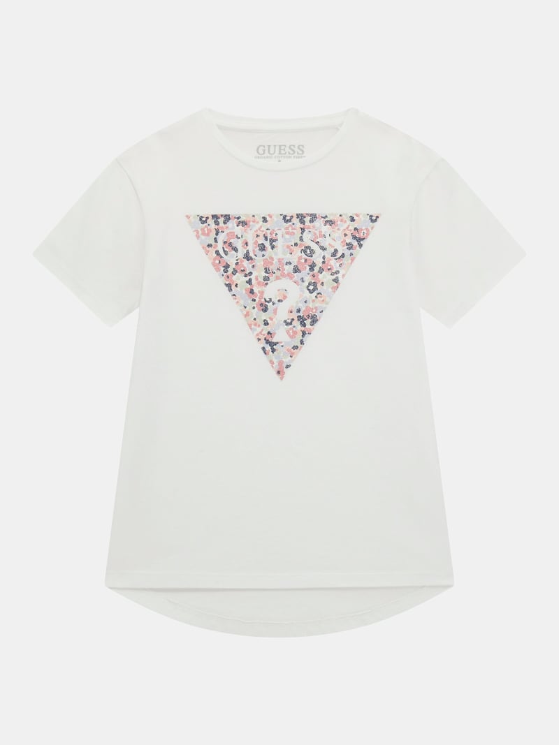 GUESS® T-shirt con triangolo floreale