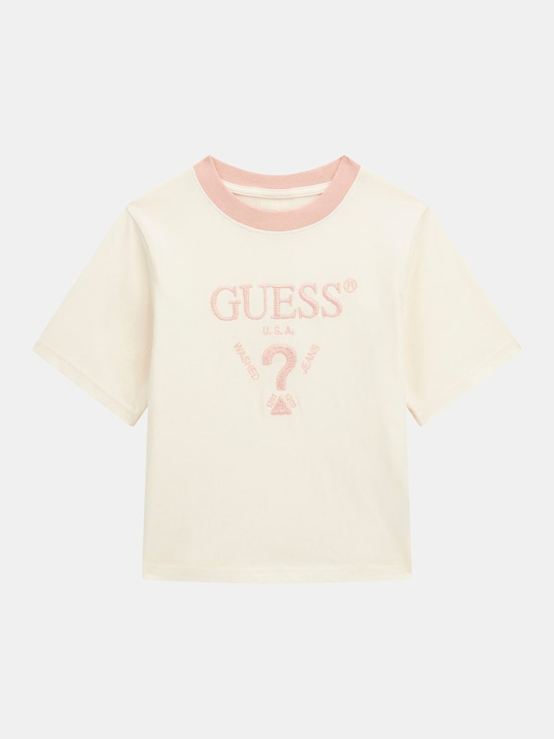 GUESS® Kids T-shirt logo triangolo Bambina