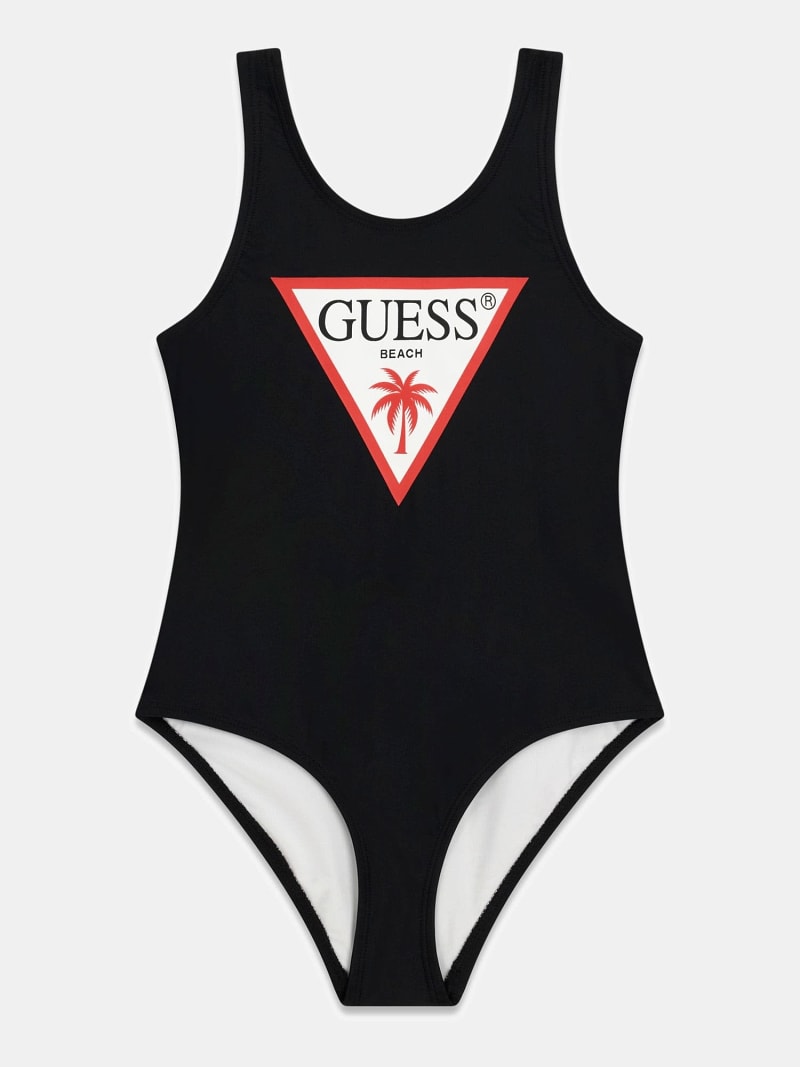 GUESS® Kids Logo one piece swimsuit Girls
