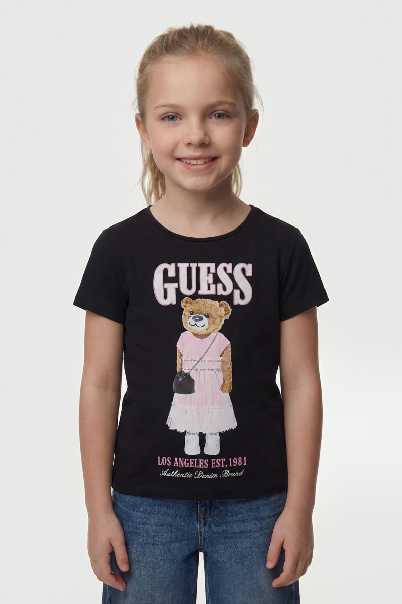 GUESS® Kids Teddy bear t-shirt Girls