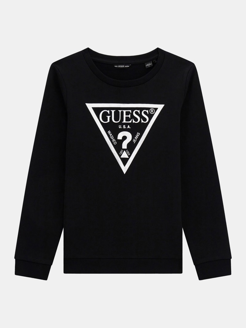 GUESS® FELPA LOGO TRIANGOLO EFFETTO LAMINATO Kids