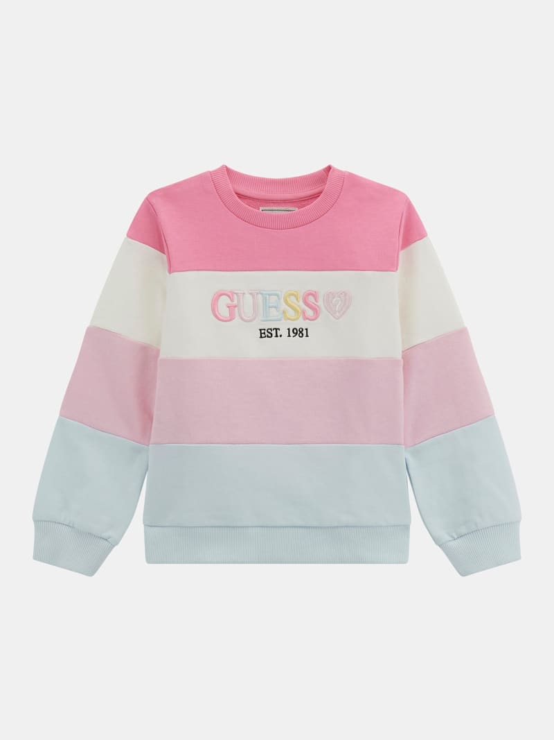 GUESS® Kids Barevně členěná mikina Dívky