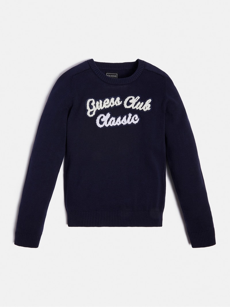 GUESS® Front logo sweater