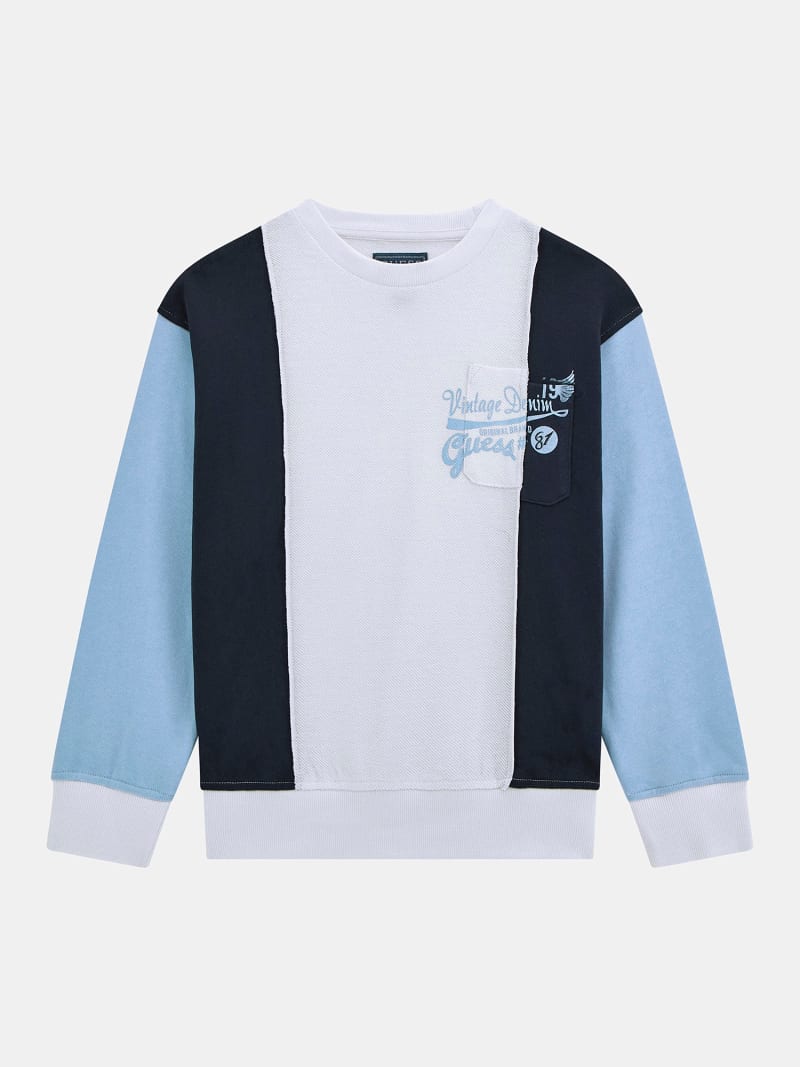 GUESS® Kids Color block sweatshirt Boys