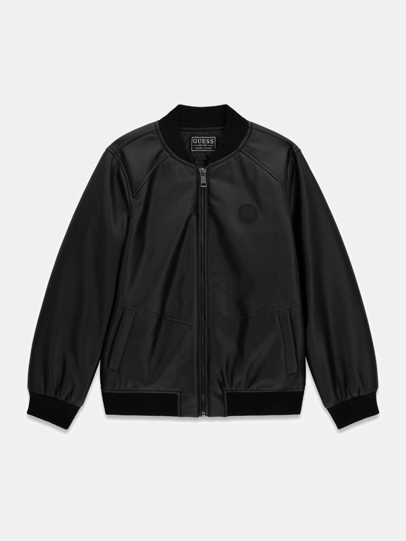 GUESS® Kids Faux leather jacket Boys