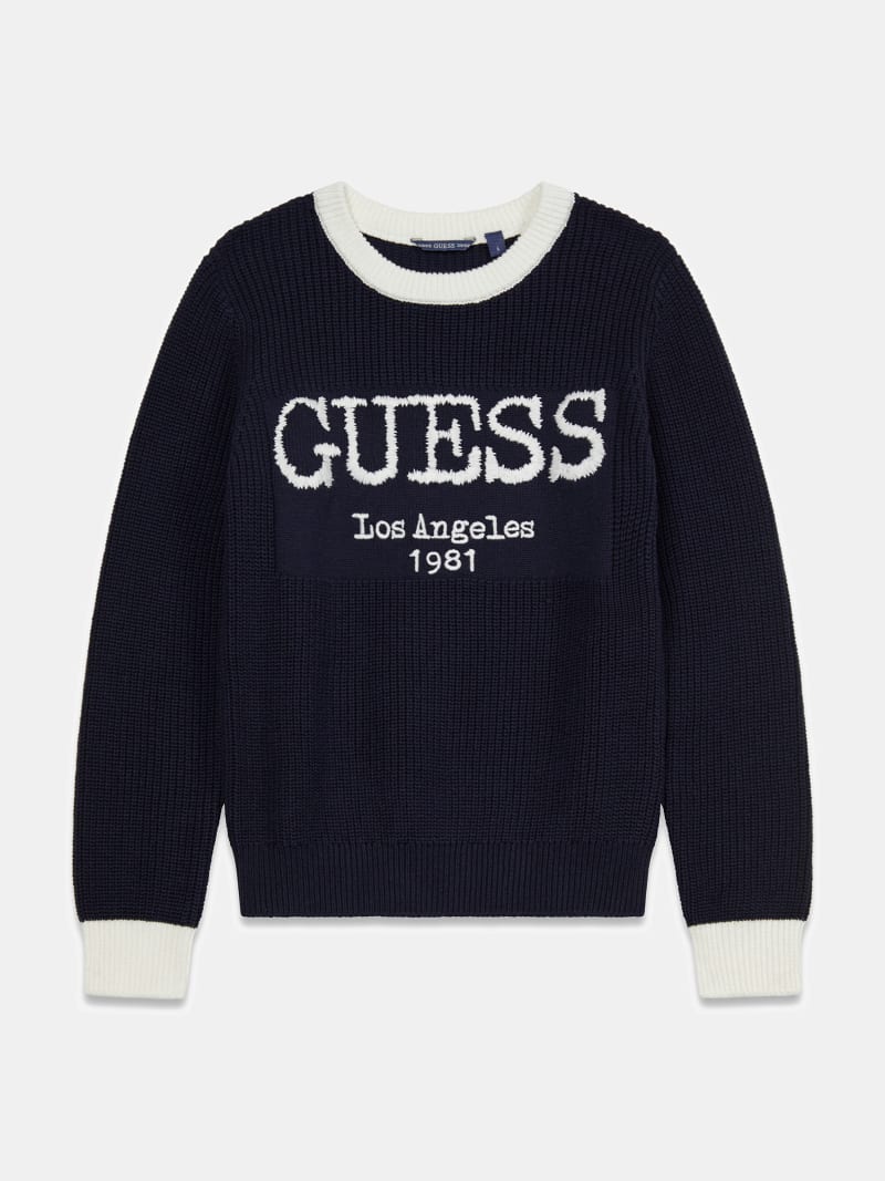 GUESS® Kids Embroidered logo sweater Boys