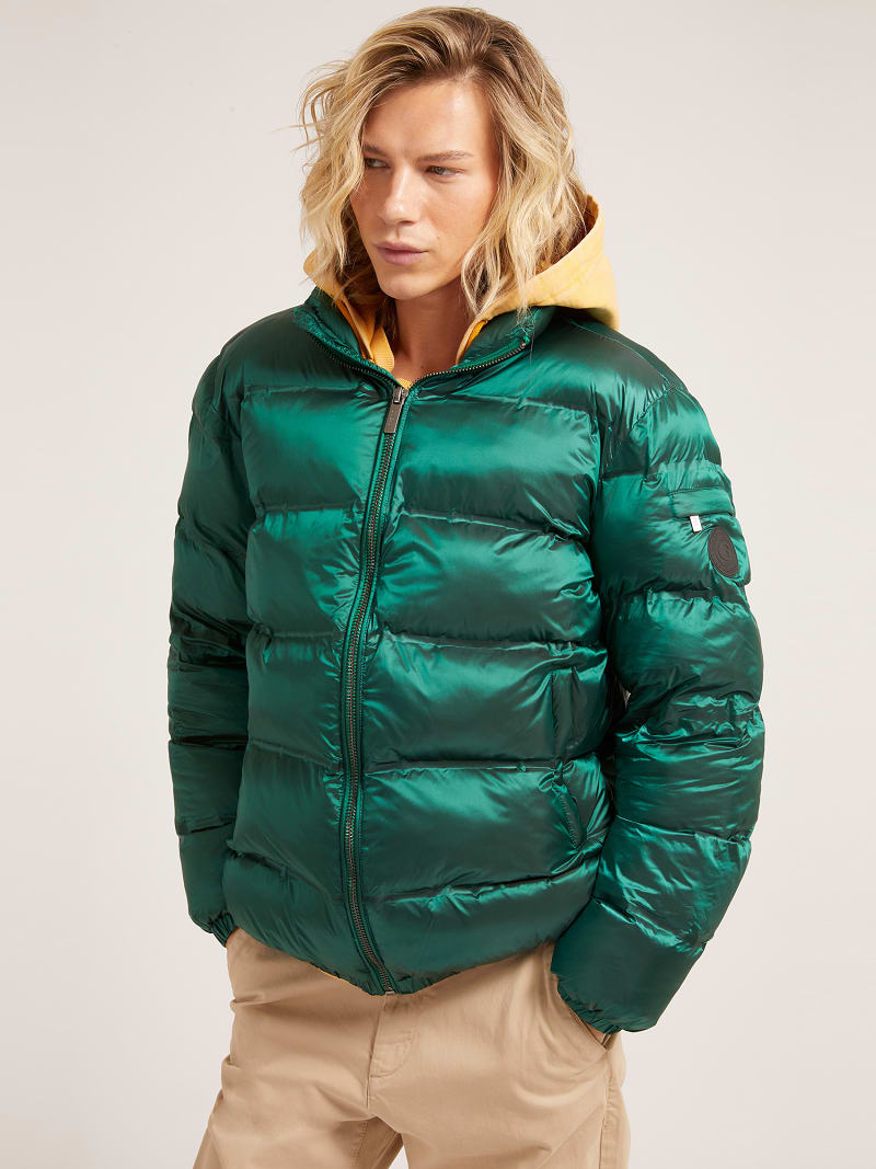 HIGH-NECK PADDED DOWN JACKET | Guess Official Online Store