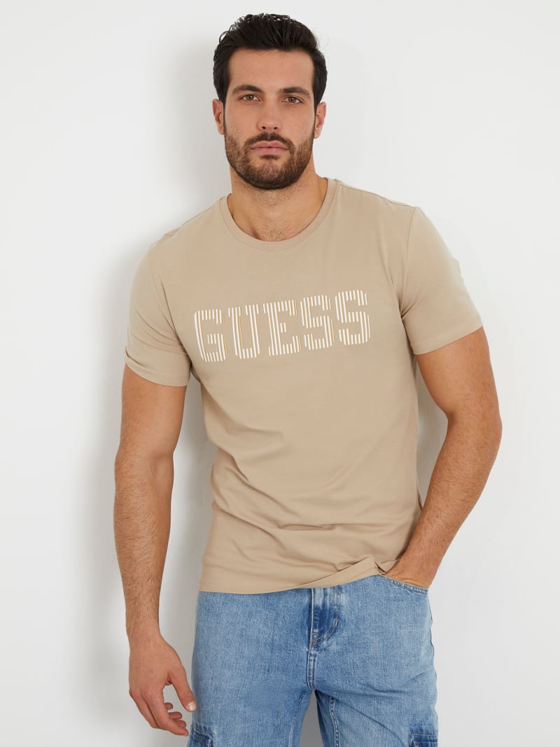 Front logo stretch t-shirt | GUESS® Official Website
