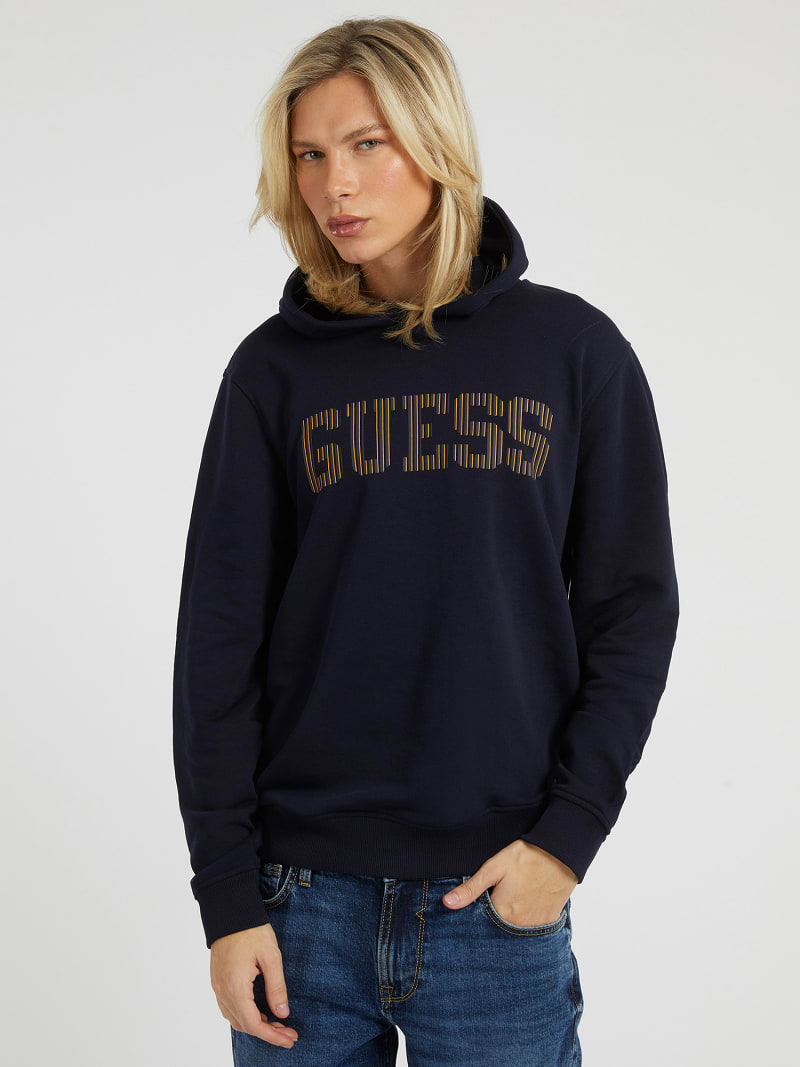 GUESS® Sweater logo voorkant capuchon