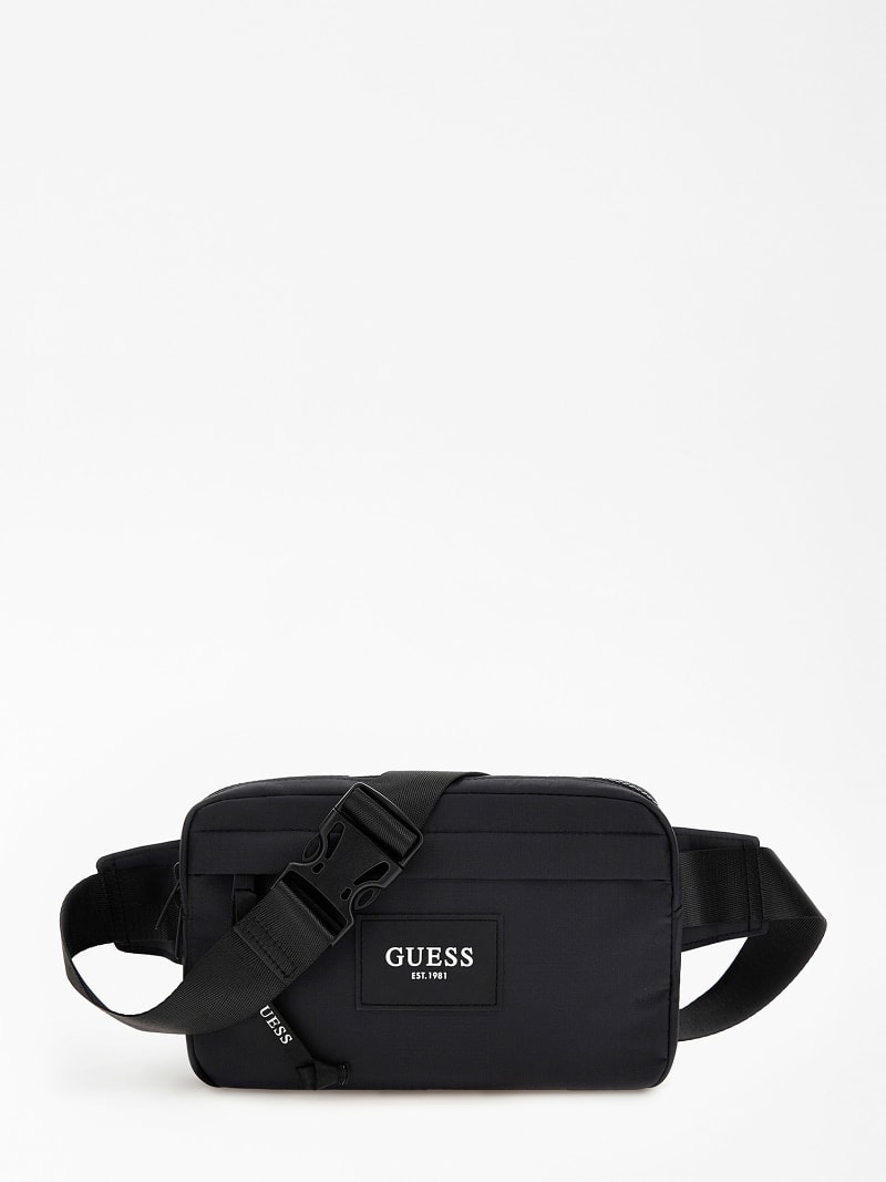 Front logo patch bum bag Men | GUESS® Official Website