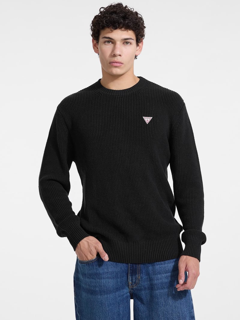 Maglione mini logo triangolo Uomo | GUESS Jeans®