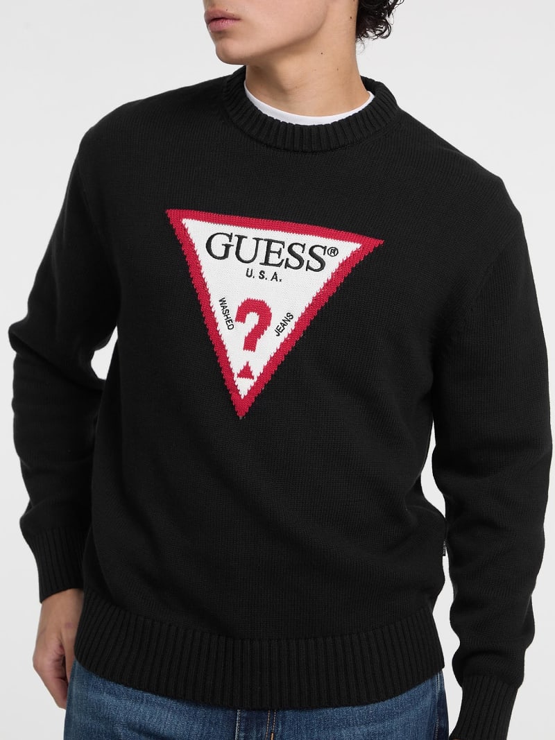 Pull grand triangle iconique Homme | GUESS Jeans®