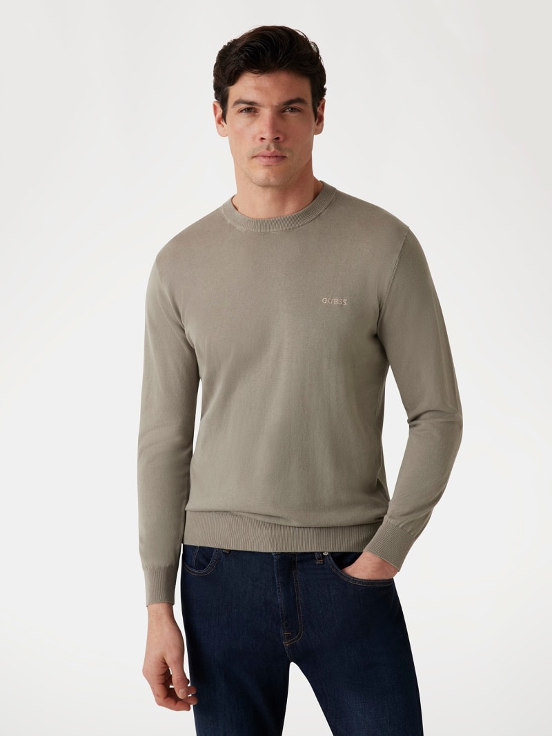 GUESS® Pull broderie logo sur le côté. Homme