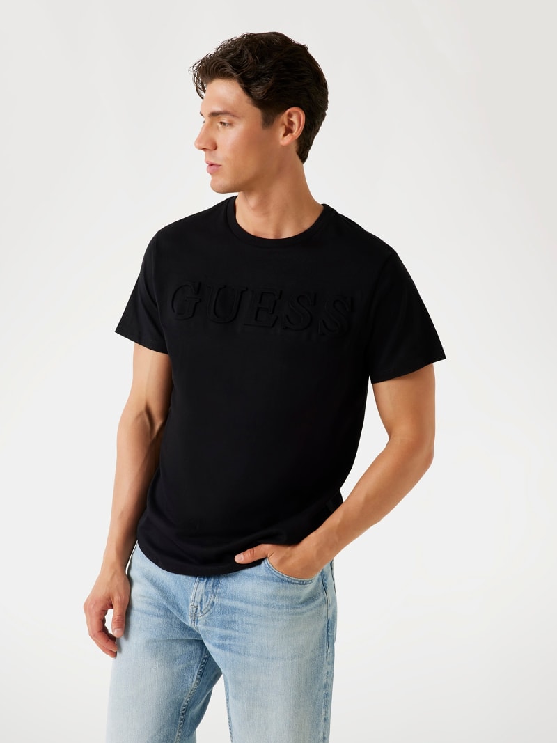 GUESS® Embossed logo t-shirt