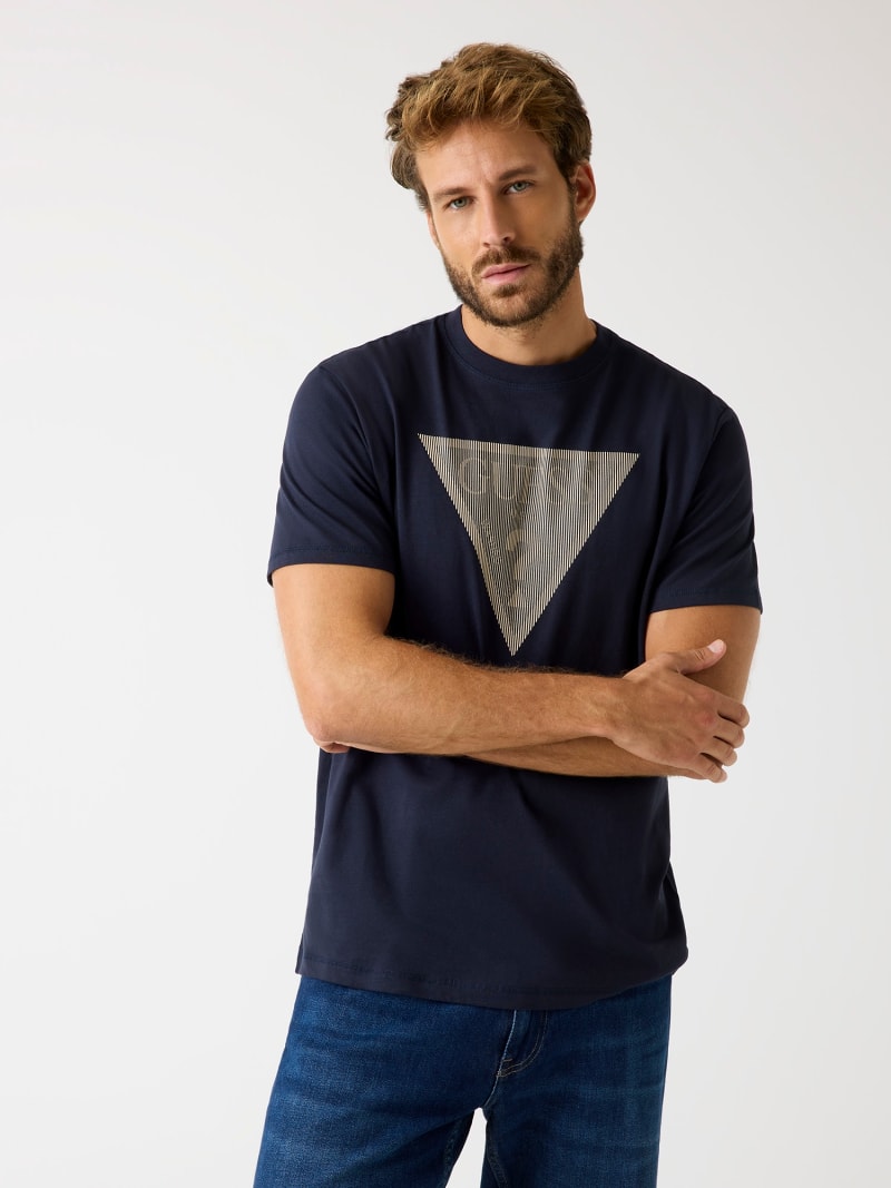 GUESS® Camiseta logotipo triángulo