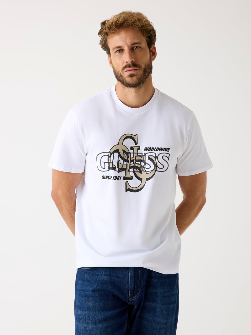 GUESS® Printed 4G logo T-shirt Men