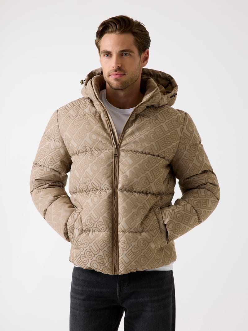 GUESS® Logo puffer jacket Men