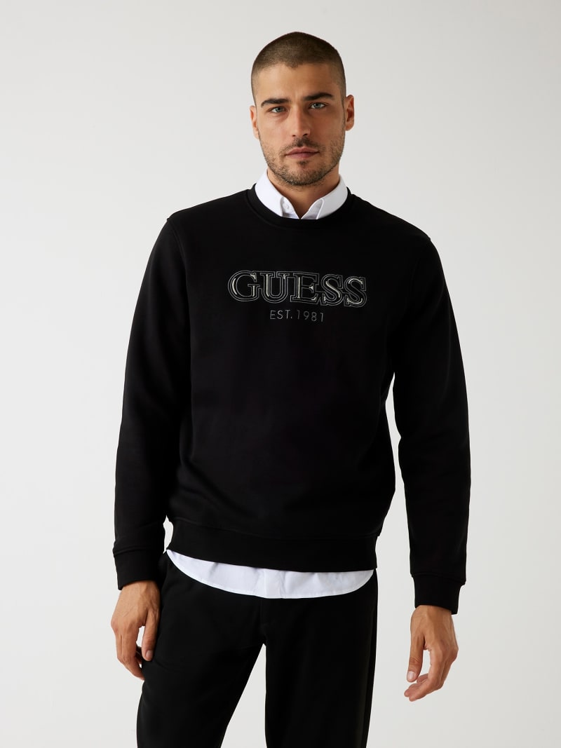Sweat-shirt logo brodé Homme | GUESS® Collections Passées