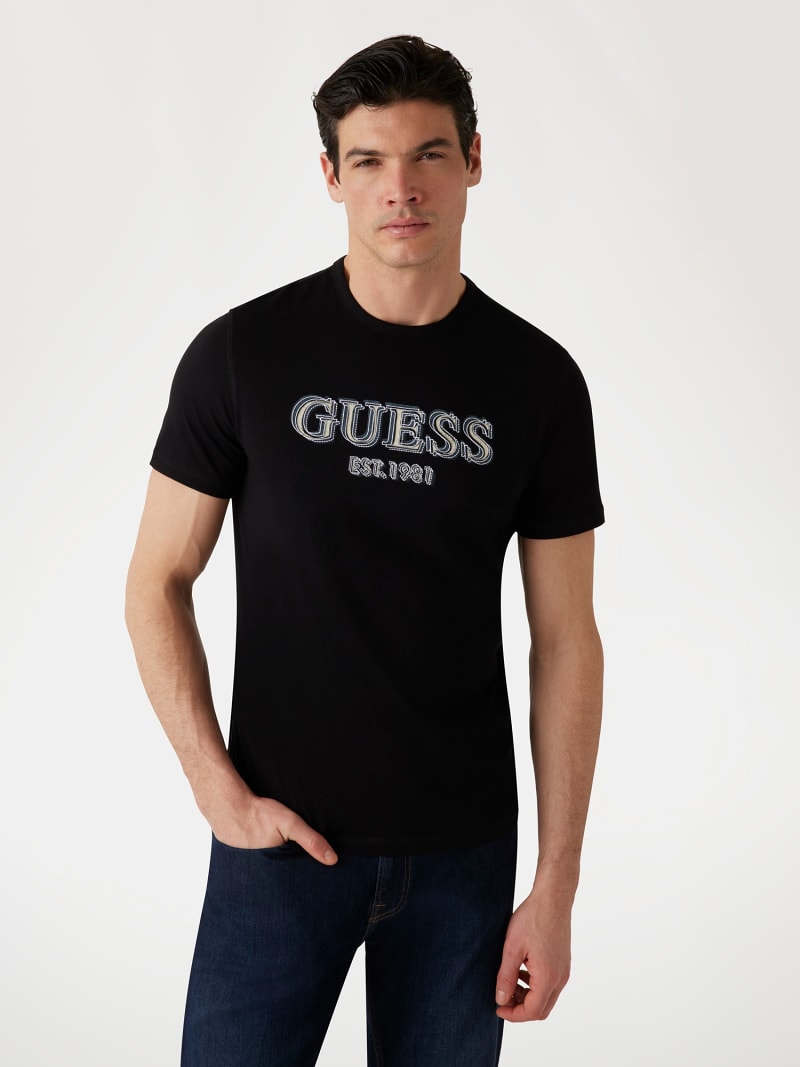 GUESS® T-shirt logo frontal Homme