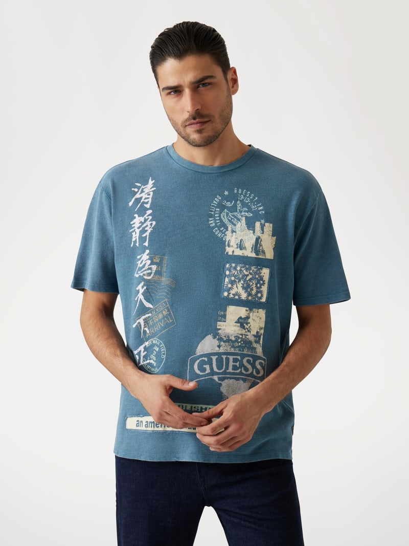 GUESS® Front print T-shirt Men