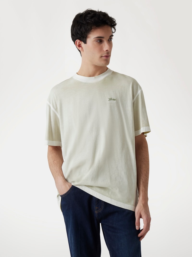 GUESS® T-shirt z logo fason oversize