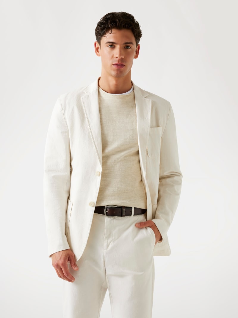 GUESS® Blazer droit lin mélangé Homme