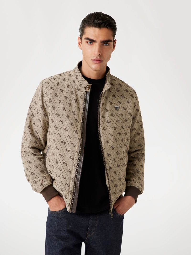 GUESS® Jacquard 4G logo jacket Men