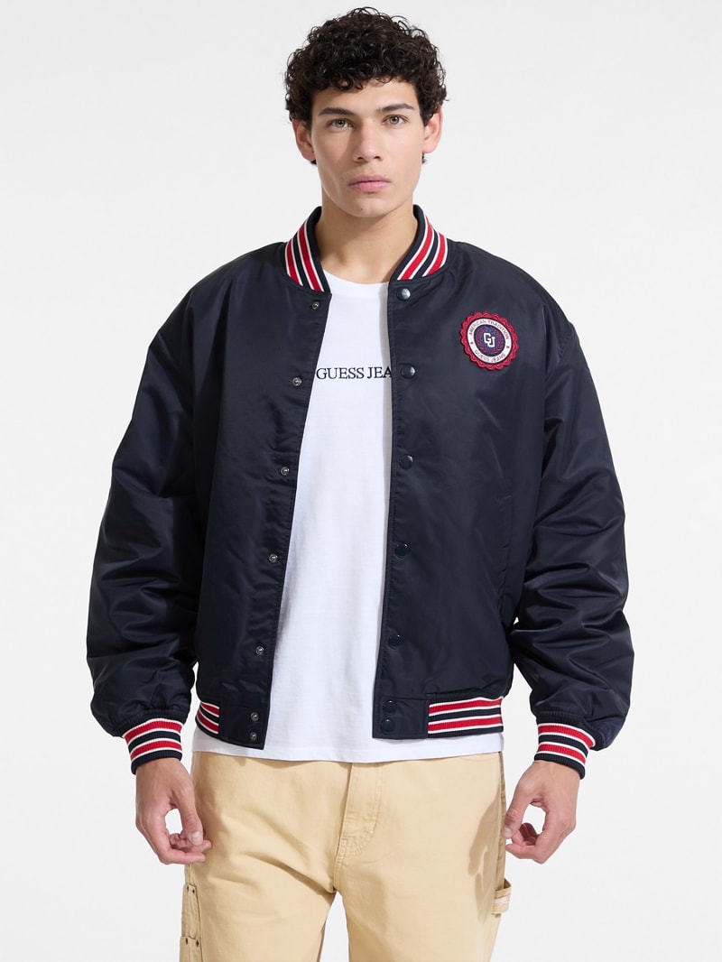 GUESS® Varsity-jack met geborduurde patch