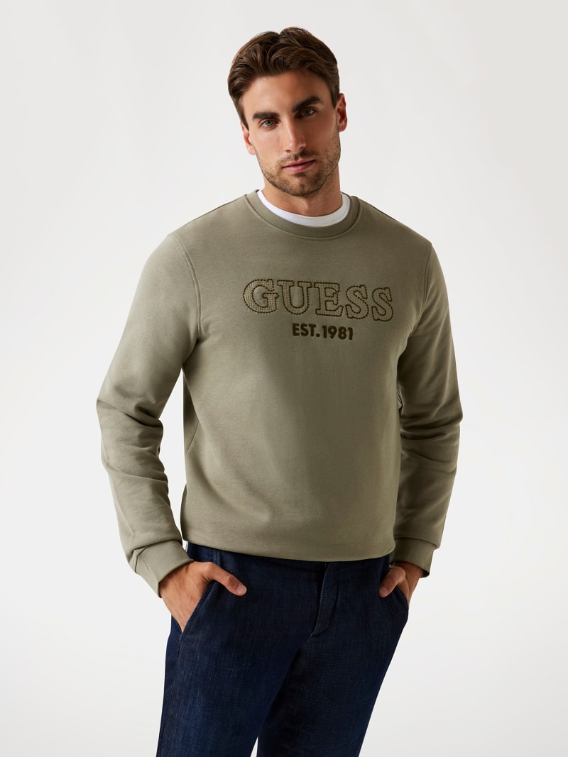 GUESS® Sweat-shirt logo brodé Homme