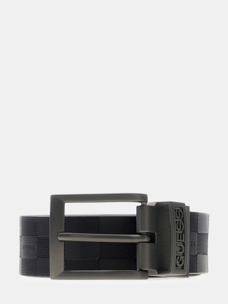 GUESS® Leather reversible logo belt Men